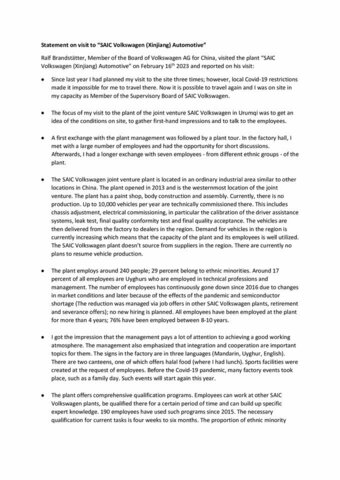 ESG Controversies | Volkswagen Group