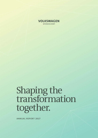 Annual Report 2017 | Volkswagen Group