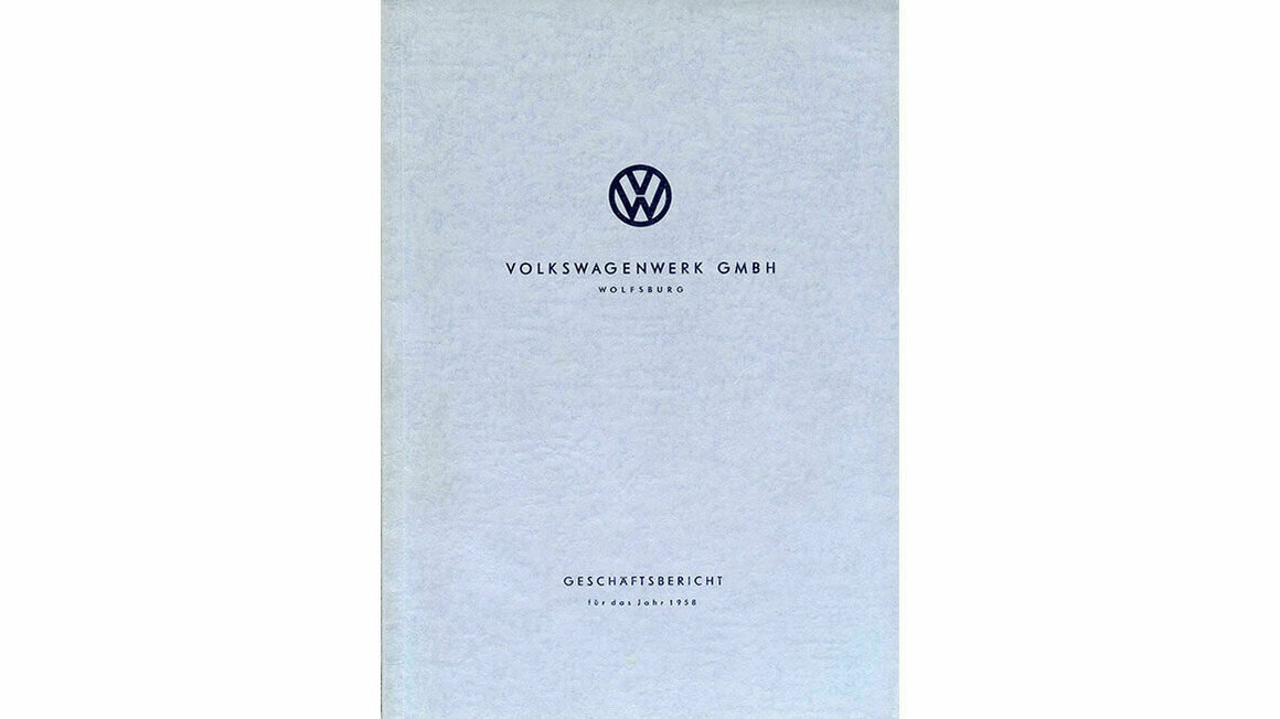 Chronicle 1958: Annual Report | Volkswagen Group