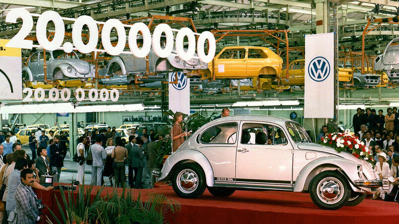Chronicle 1981: 20 million Beetles | Volkswagen Group