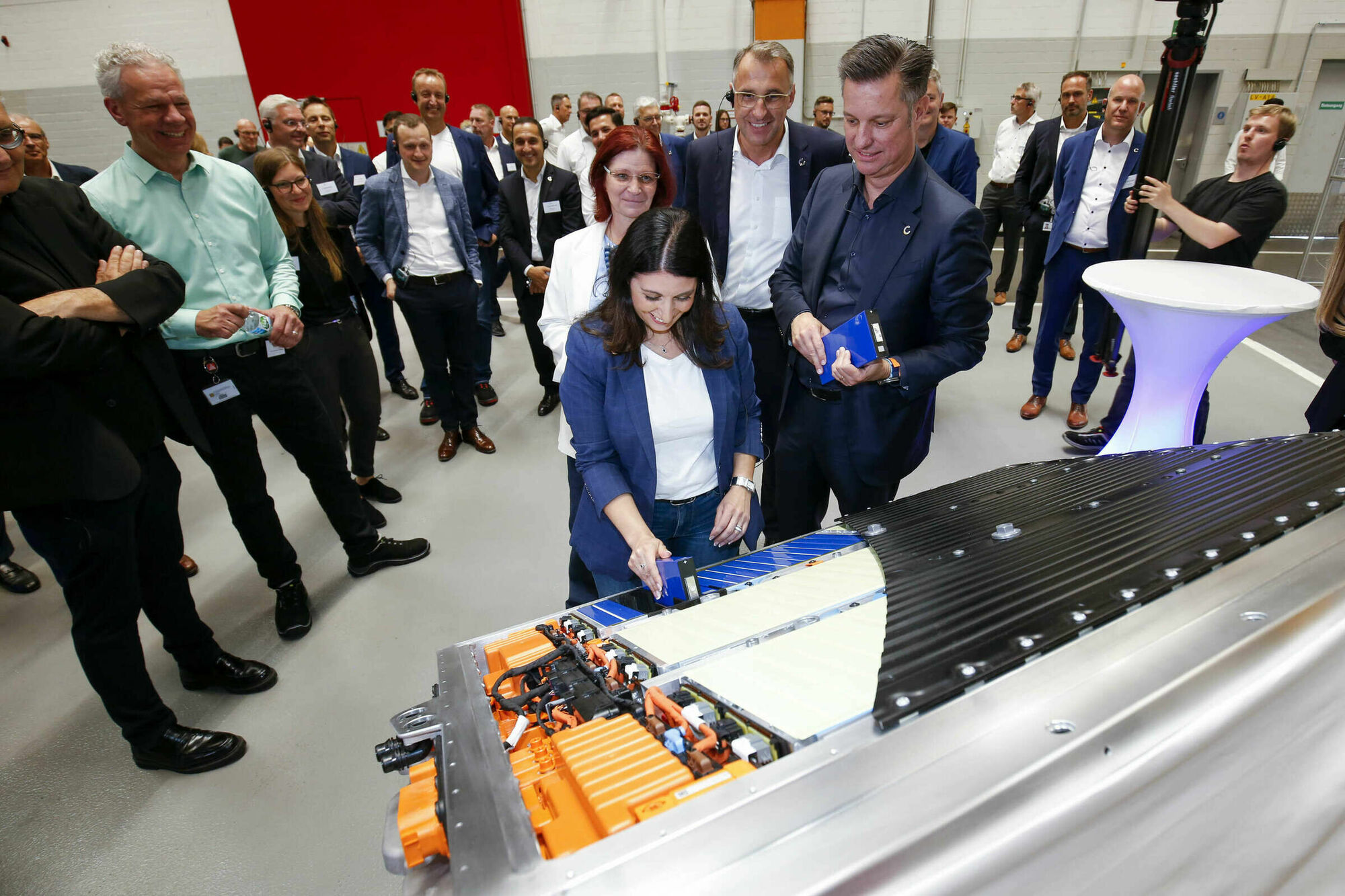 Starting signal for Powerhall 7: Thomas Schäfer (Chairman of the Board ...