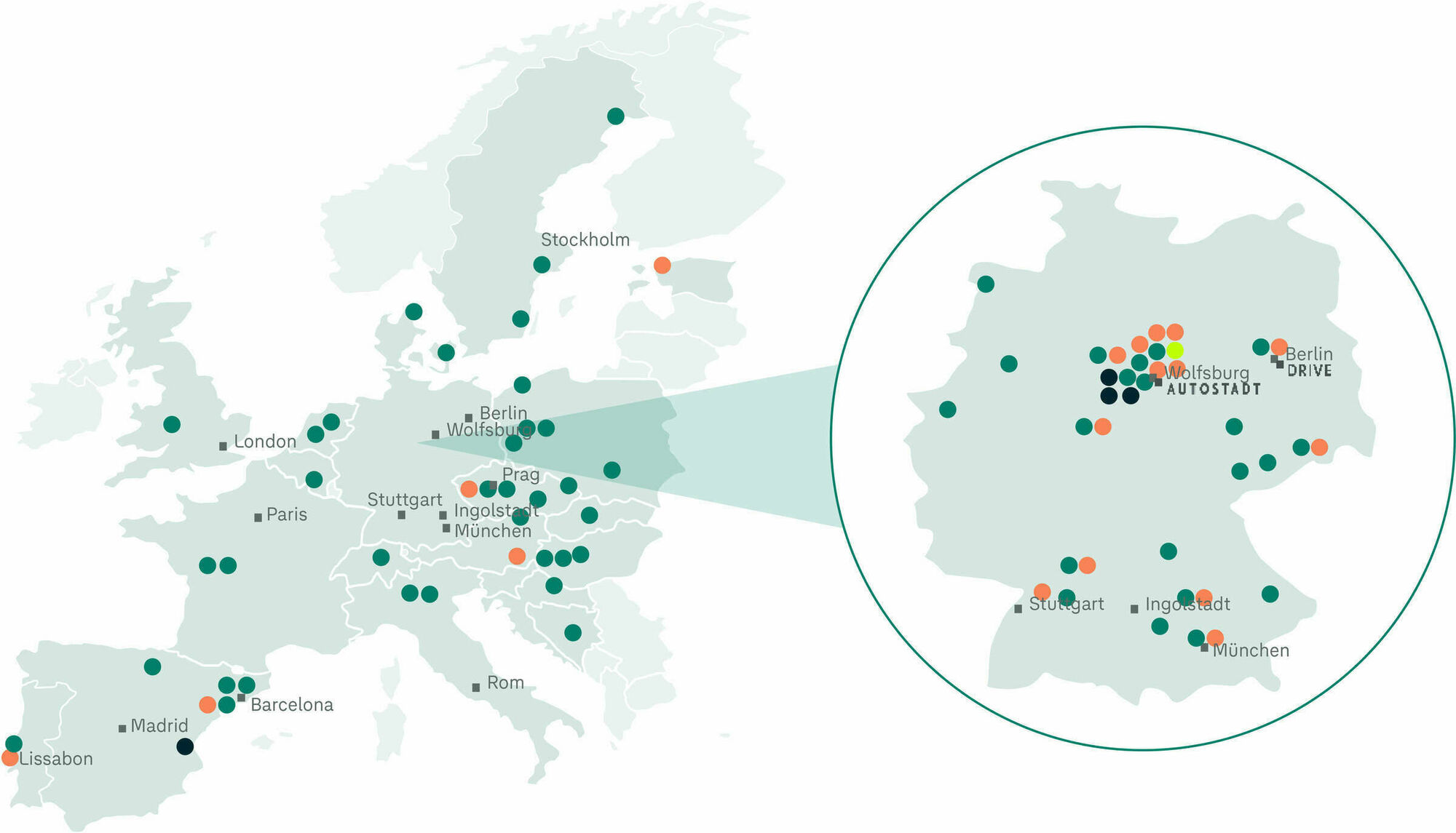 Standorte der Volkswagen Group | Volkswagen Group