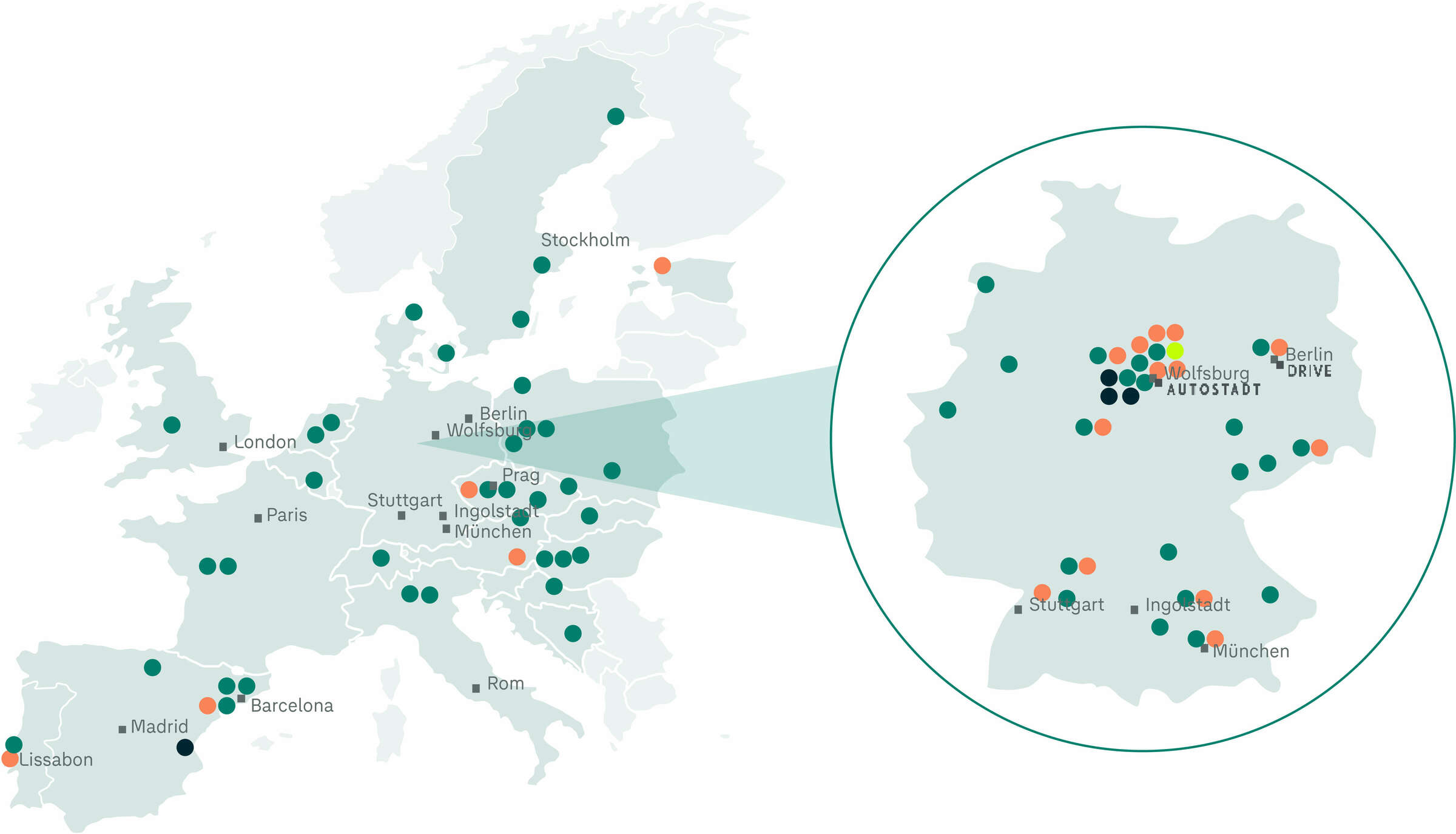 Standorte der Volkswagen Group | Volkswagen Group