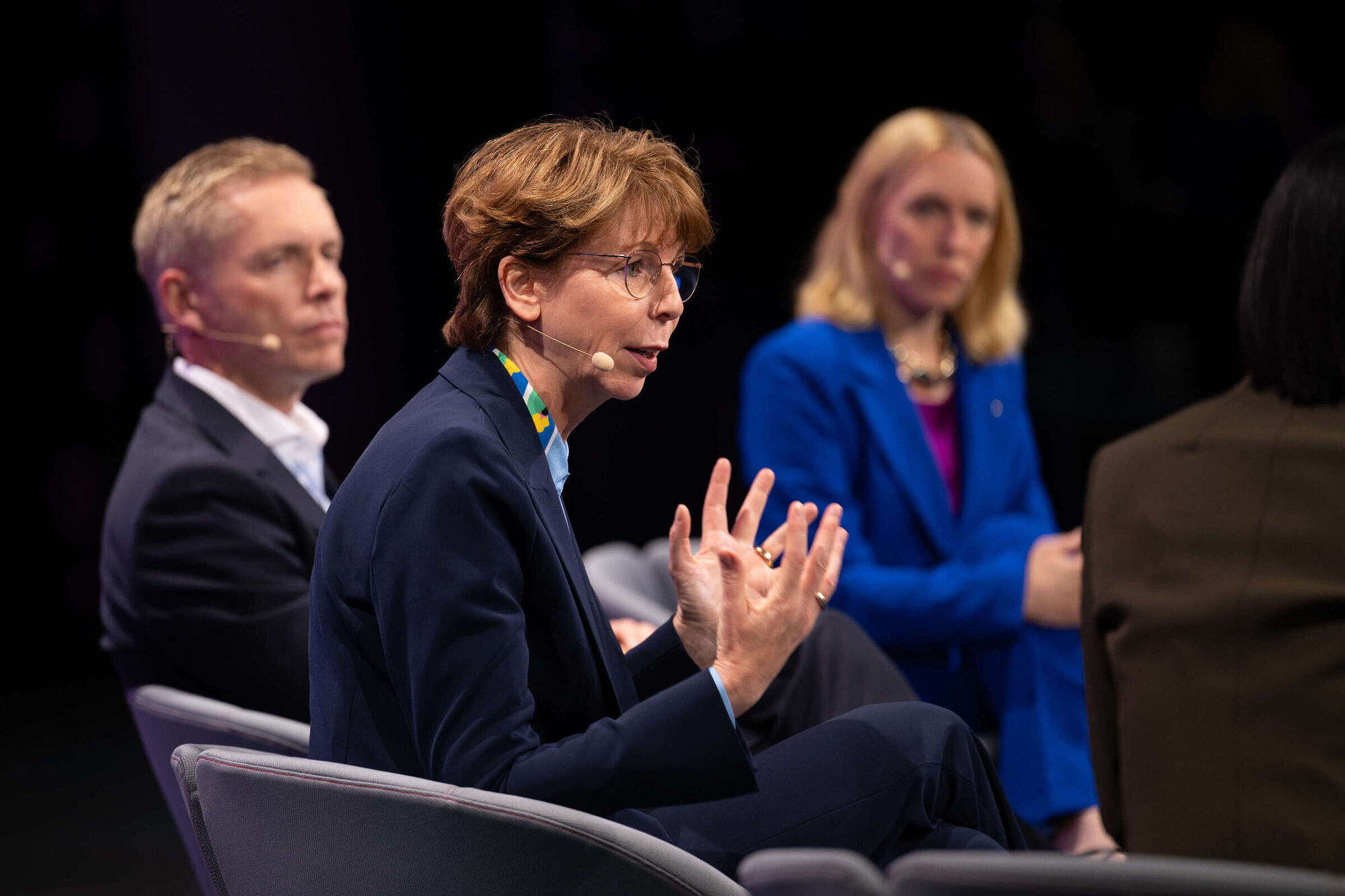 Hauke Stars im Gespräch mit Kai Grünitz und Florence Verzelen (Dassault ...