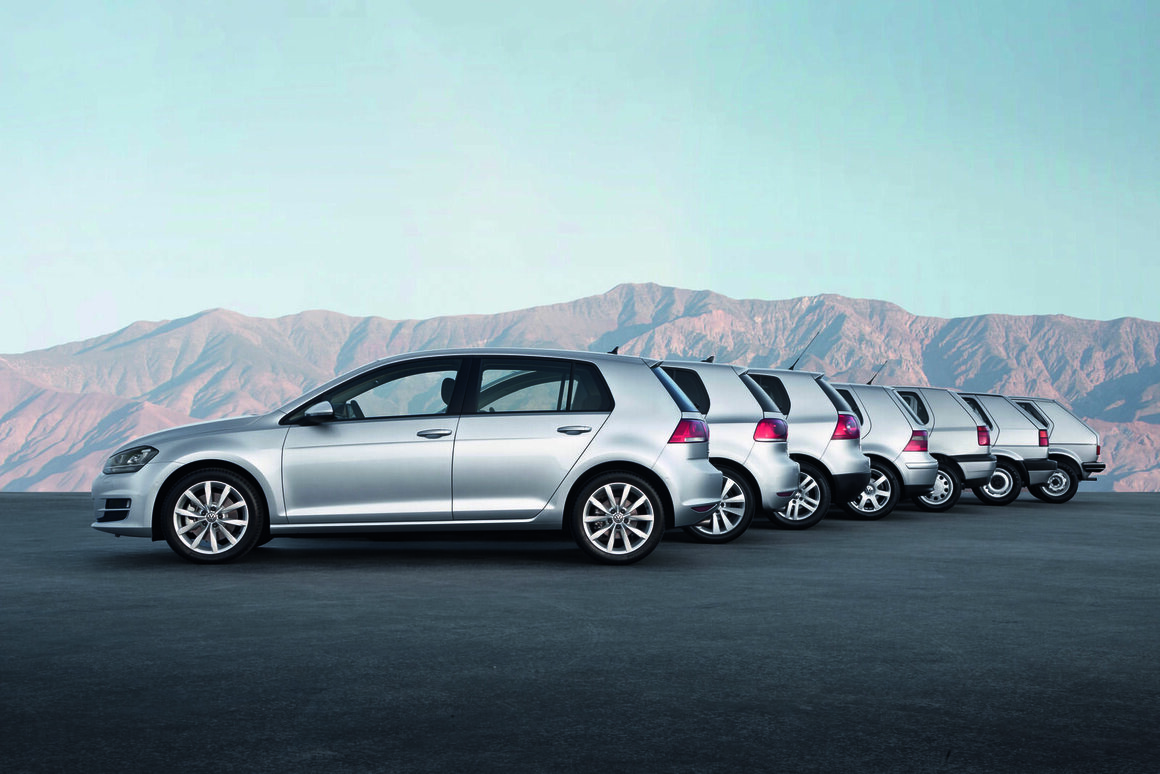 The new Golf. - Retrospective – history of the Golf | Volkswagen Newsroom