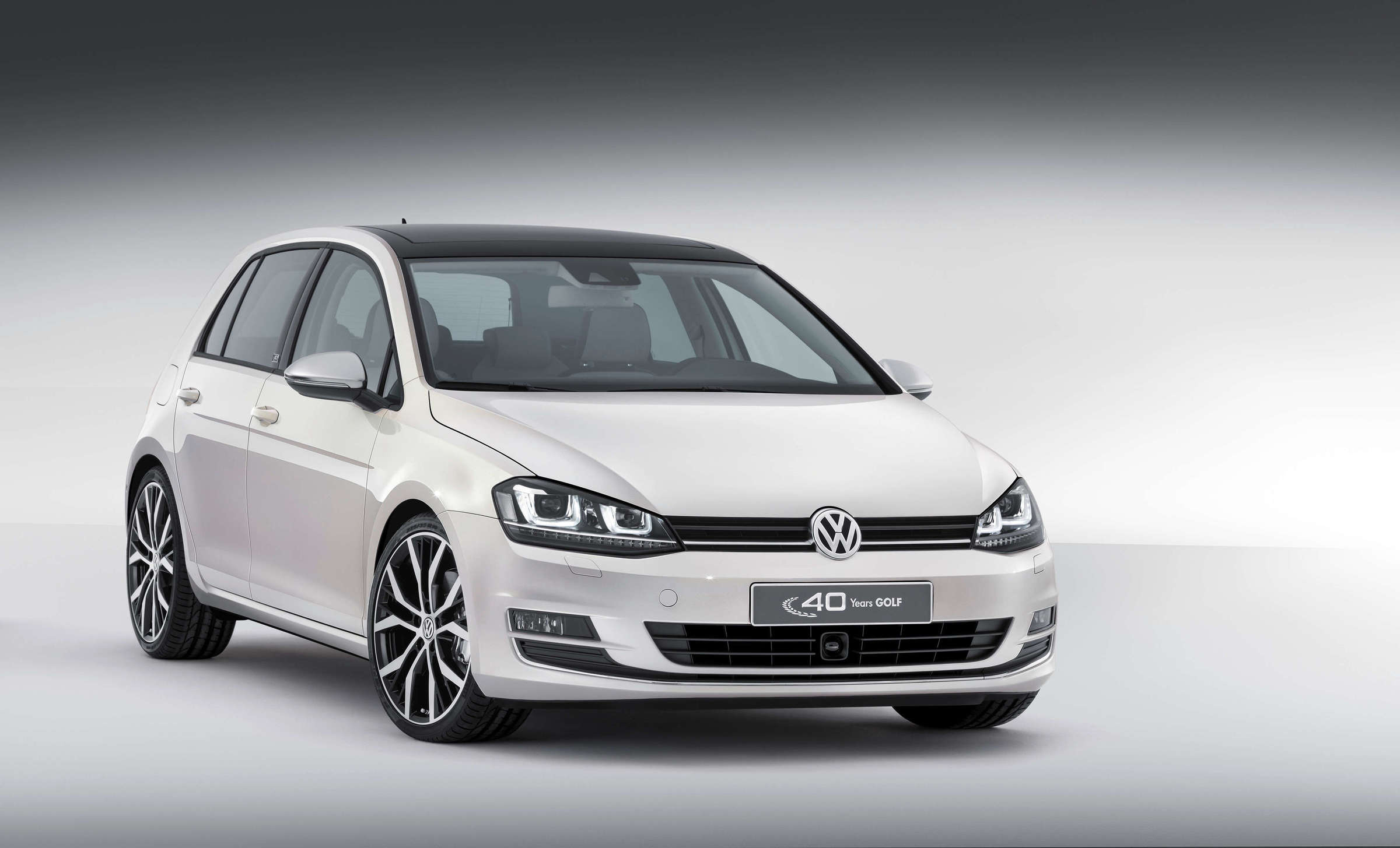 Concept car for the 40th anniversary of the Golf Golf Edition ...