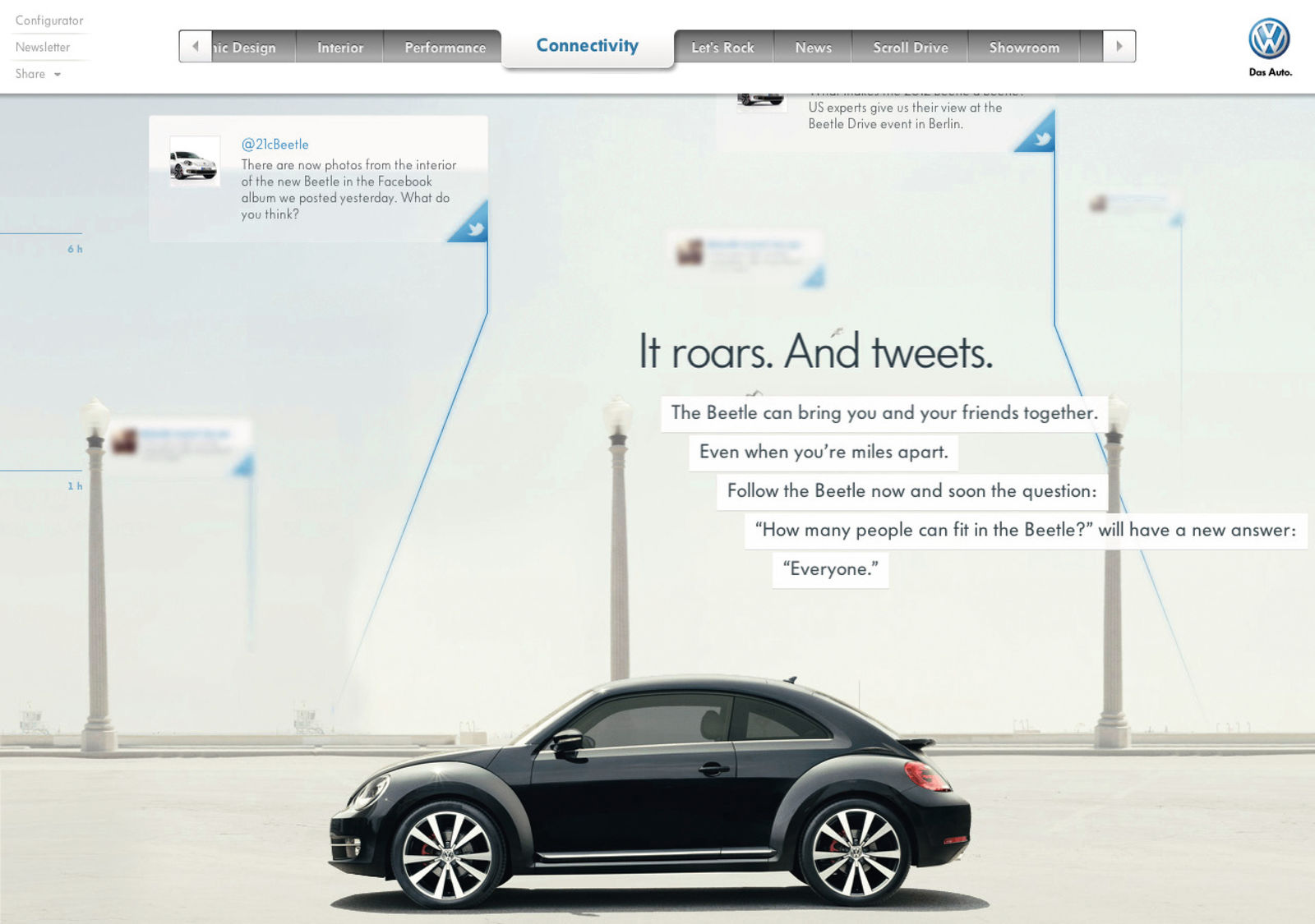 Webby Awards fuer Beetle Website/Mit der Internetpraesenz www.beetle ...