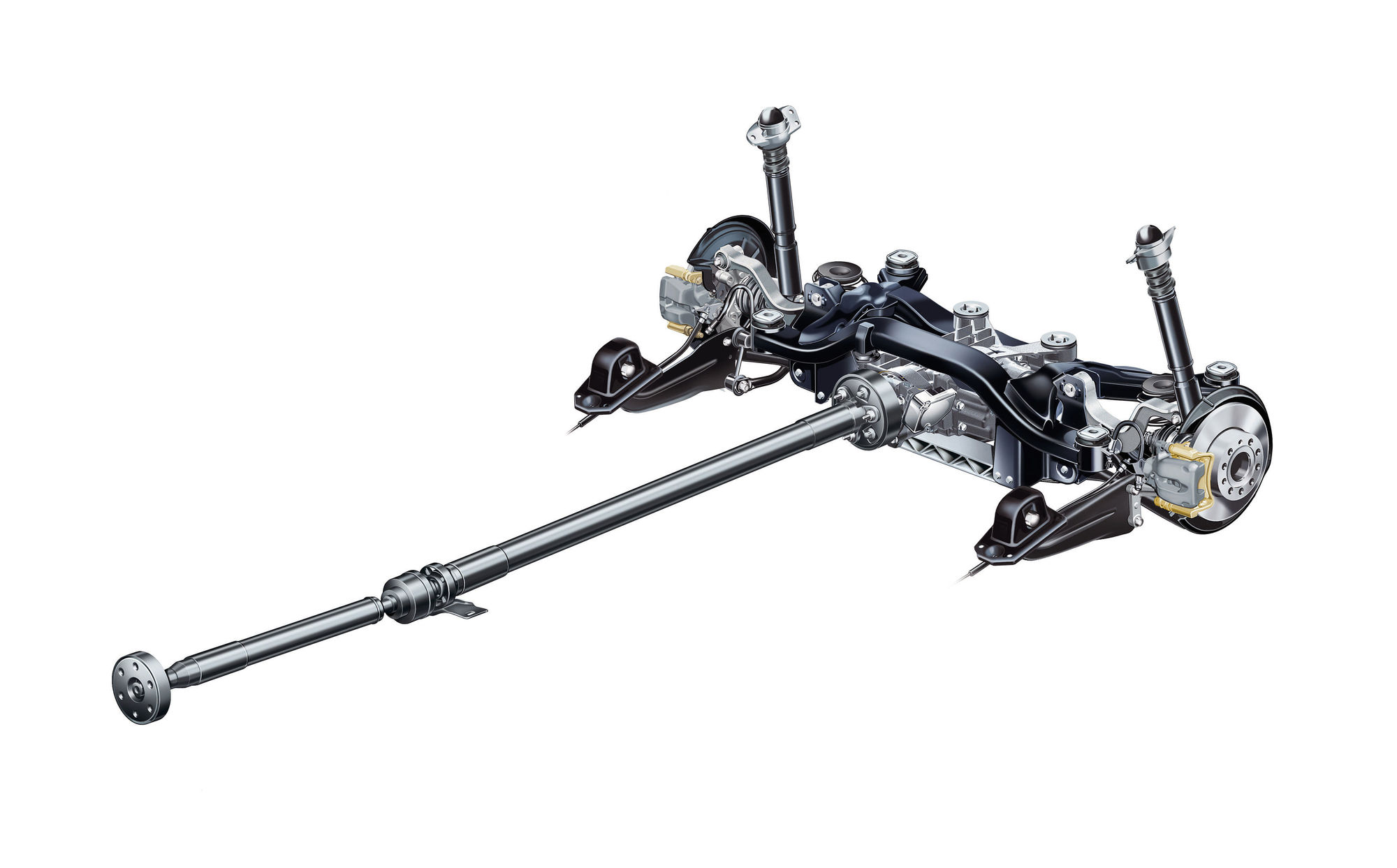 Volkswagen Golf 4MOTION, Rear axle | Volkswagen Newsroom
