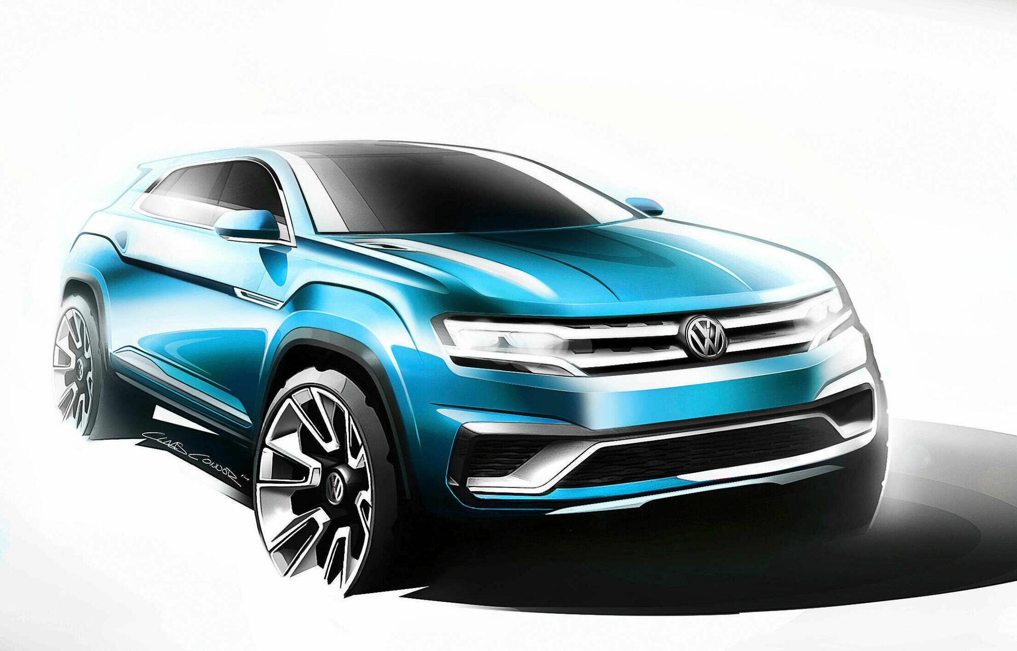 Volkswagen Cross Coupé GTE concept car | Volkswagen Newsroom