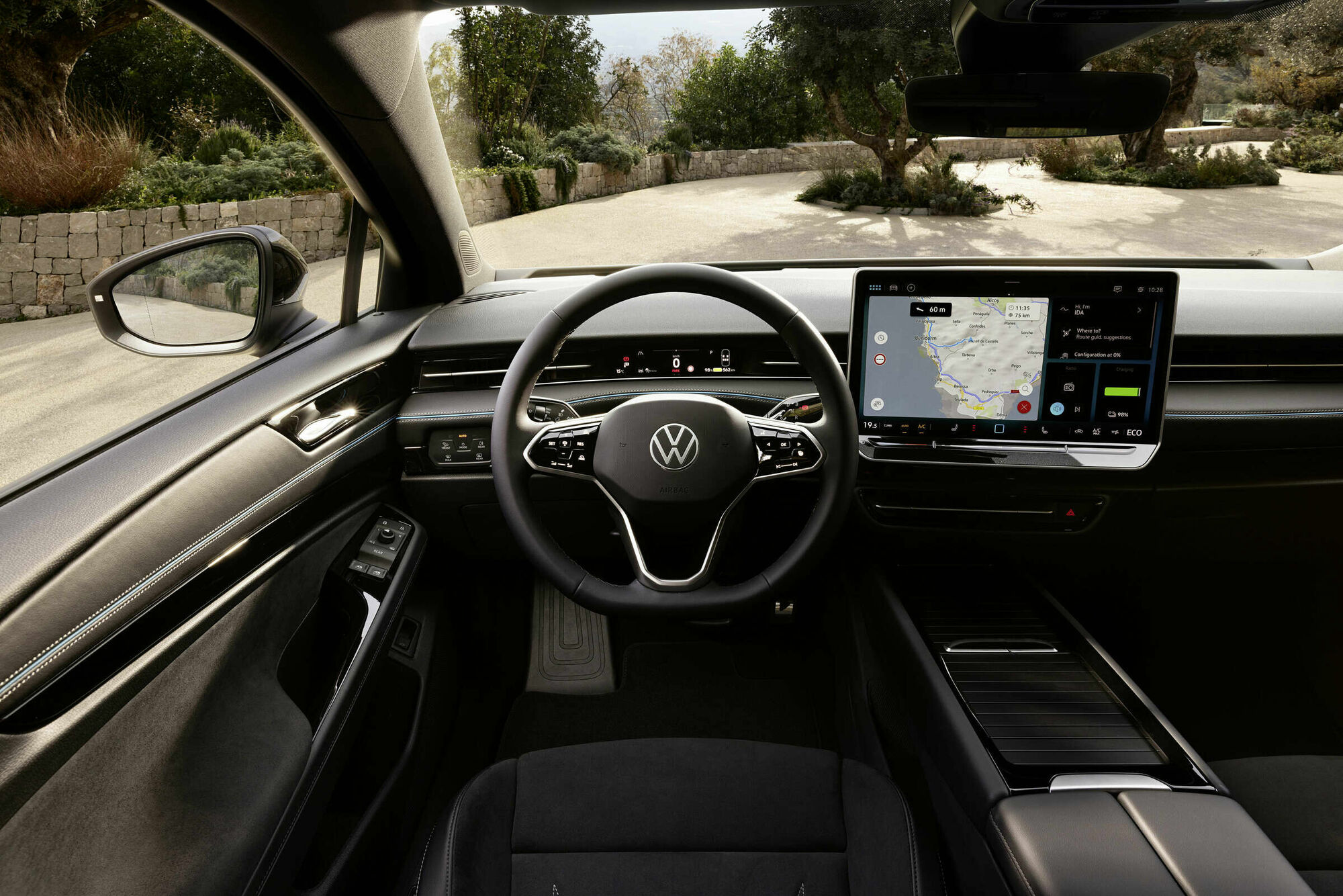 World premiere for the efficiency champion: Volkswagen ID.7 with a ...