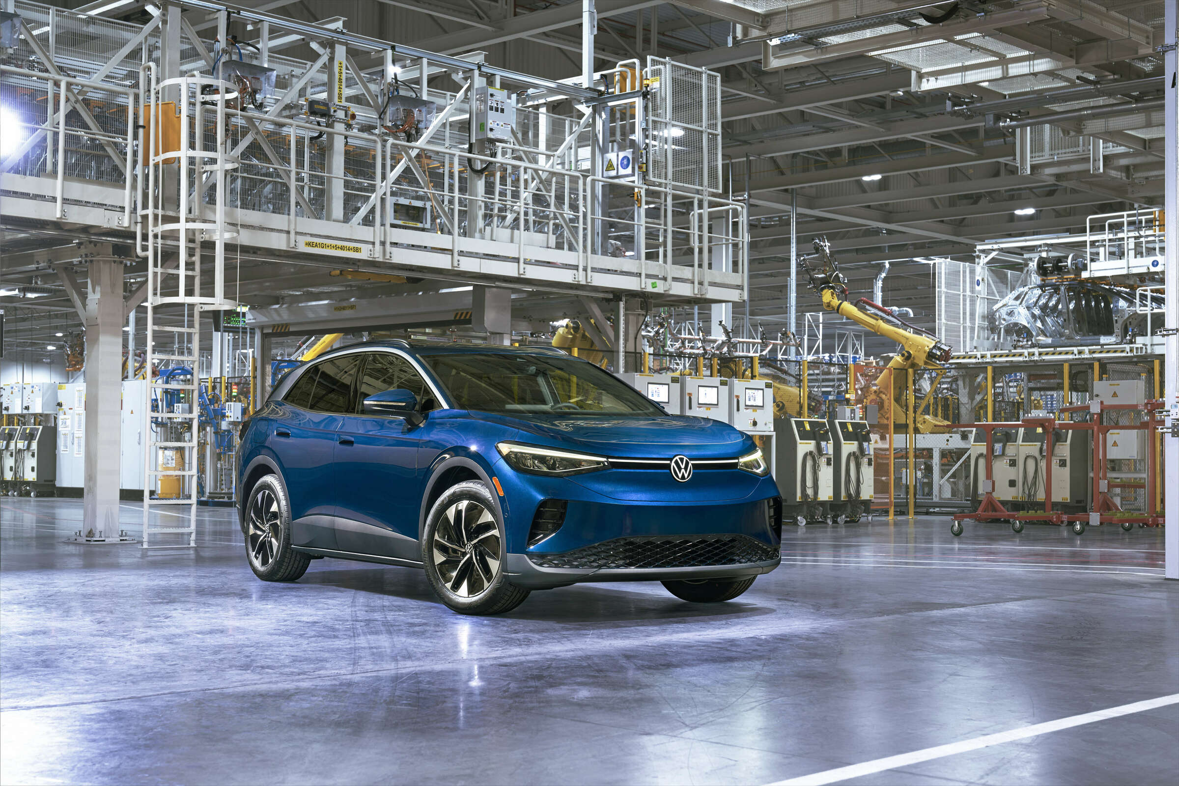 Volkswagen starts U.S. assembly of all-electric ID.4 flagship in ...