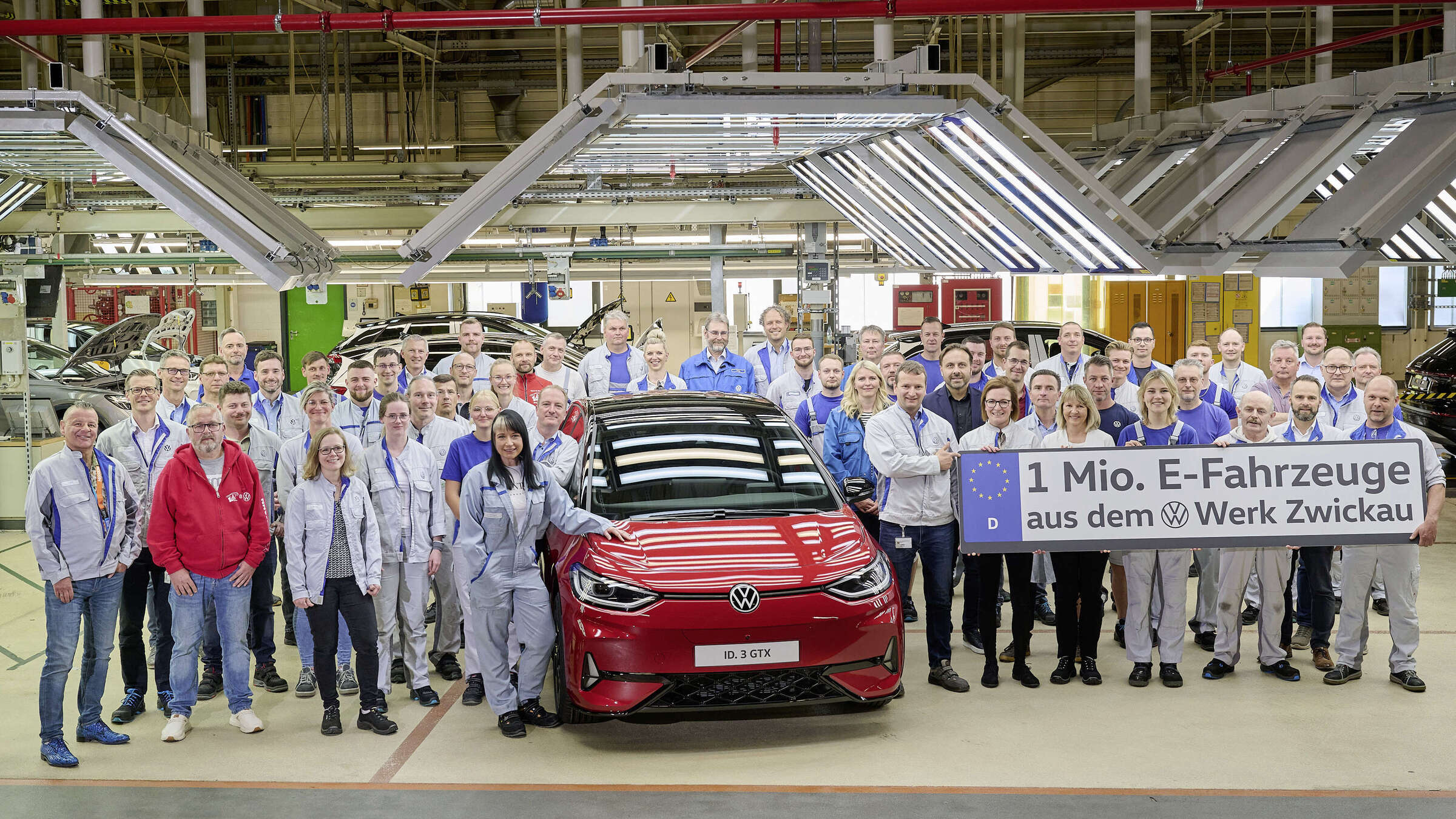 Im Volkswagen Werk Zwickau läuft das einmillionste Elektrofahrzeug vom Band | Volkswagen Newsroom