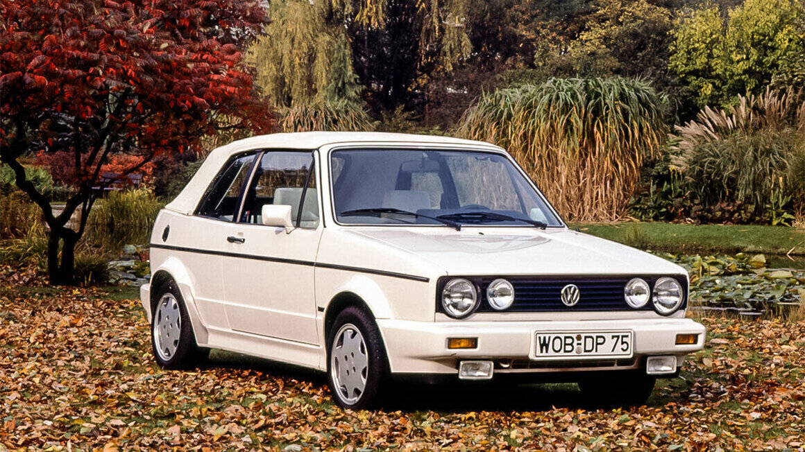Golf I Cabriolet (1979–1993) | Volkswagen Newsroom