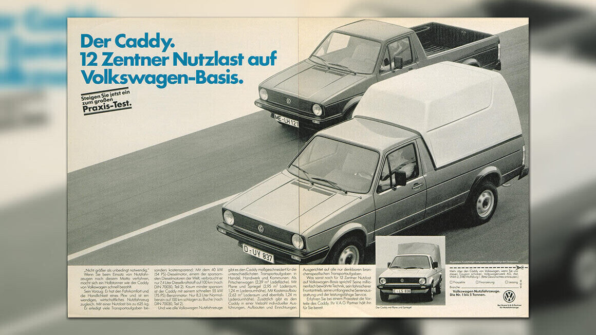 Caddy I (1982–1992) | Volkswagen Newsroom