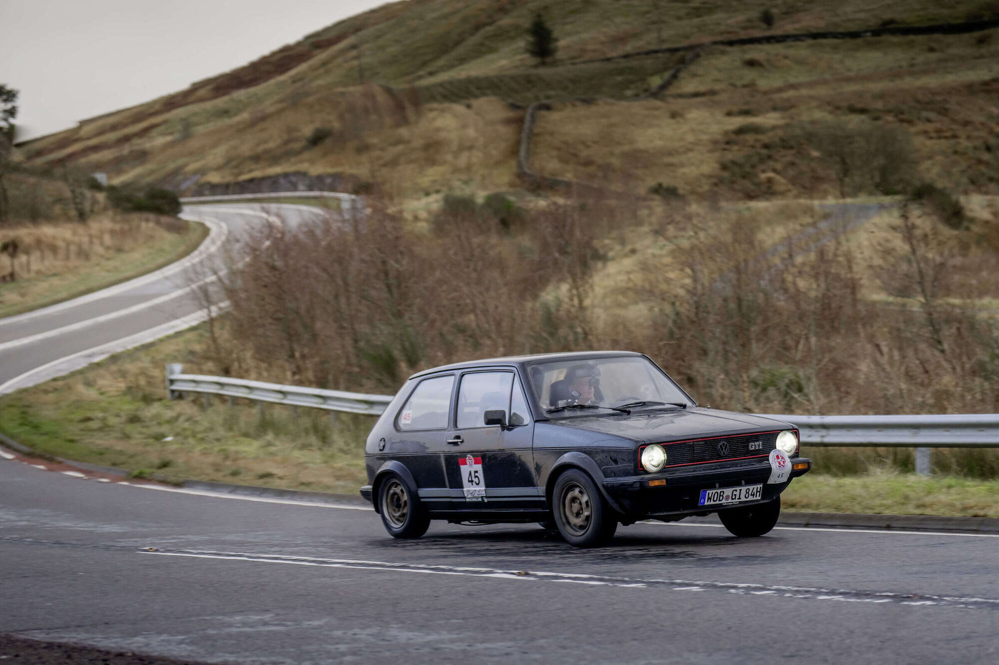 The Golf GTI taking part in one of the toughest classic car rallies in ...